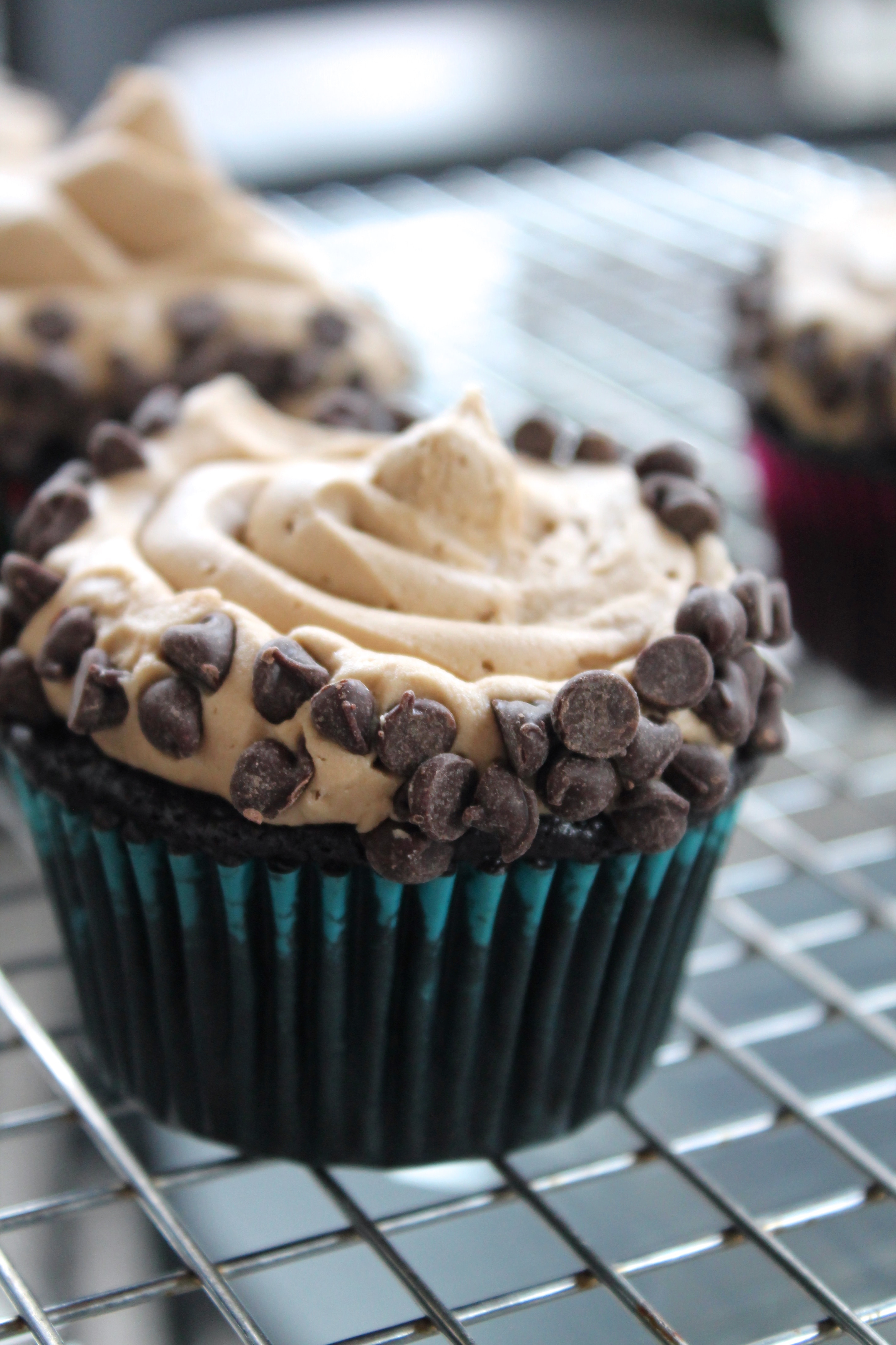 Dark Chocolate Espresso Cupcakes - Spices in My DNA