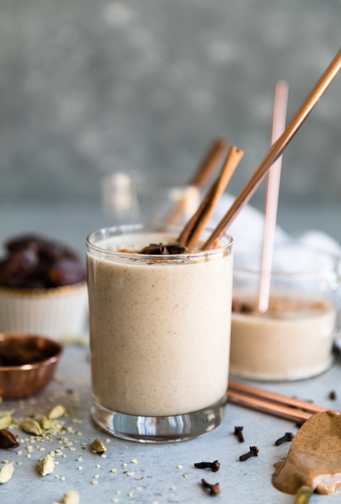Chai Superfood Smoothie (with a hidden veggie!)